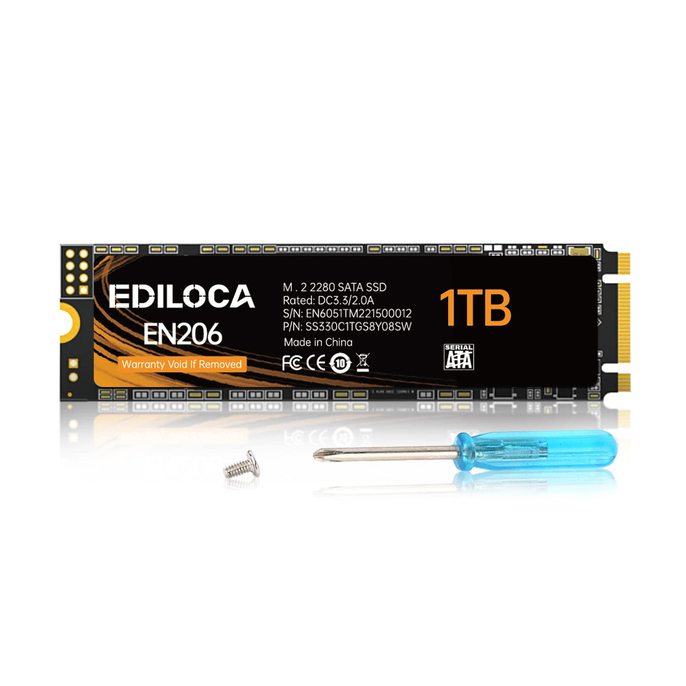 Ediloca EN206 M.2 SATA III SSD