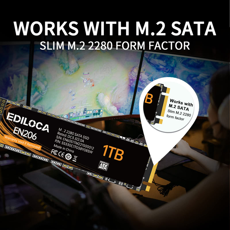 Ediloca EN206 M.2 SATA III SSD
