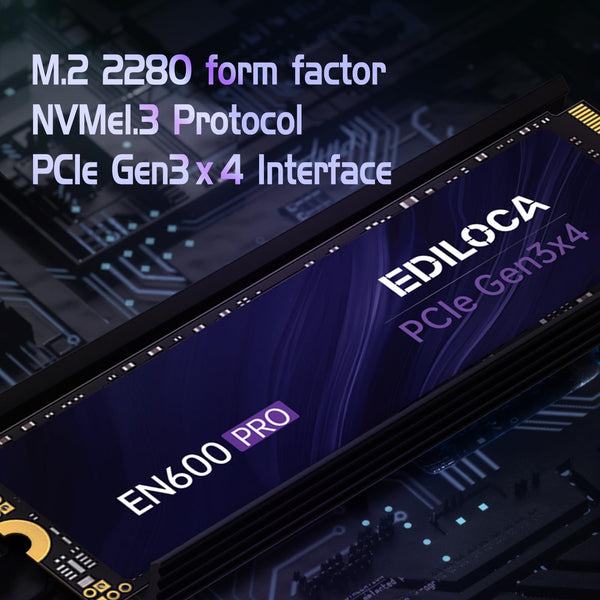 Ediloca EN600 PRO M.2 SSD PCle 3.0x4