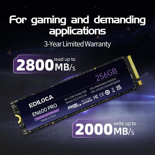 Ediloca EN600 PRO M.2 SSD PCle 3.0x4