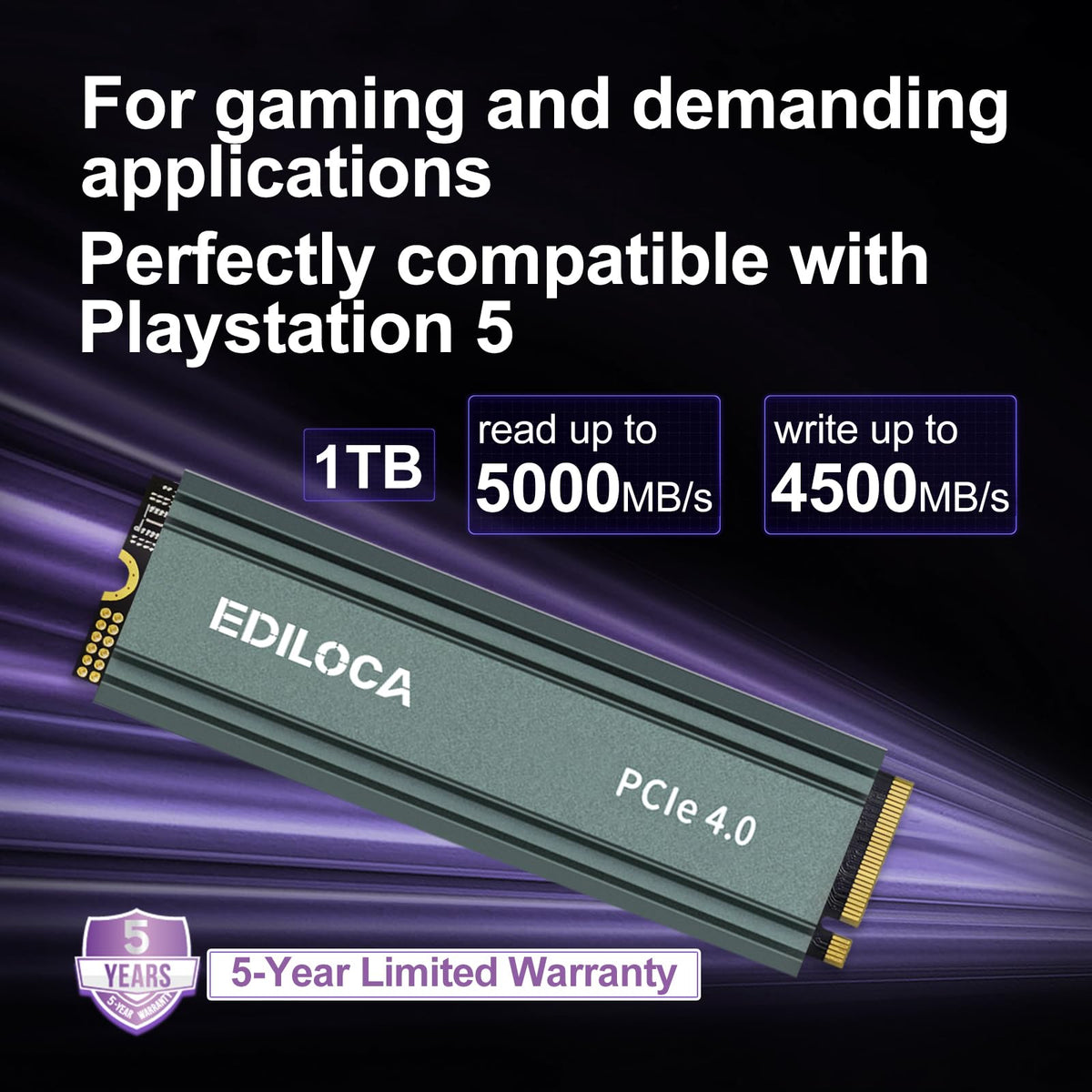 Ediloca EN760 M.2 SSD PCle 4.0x4